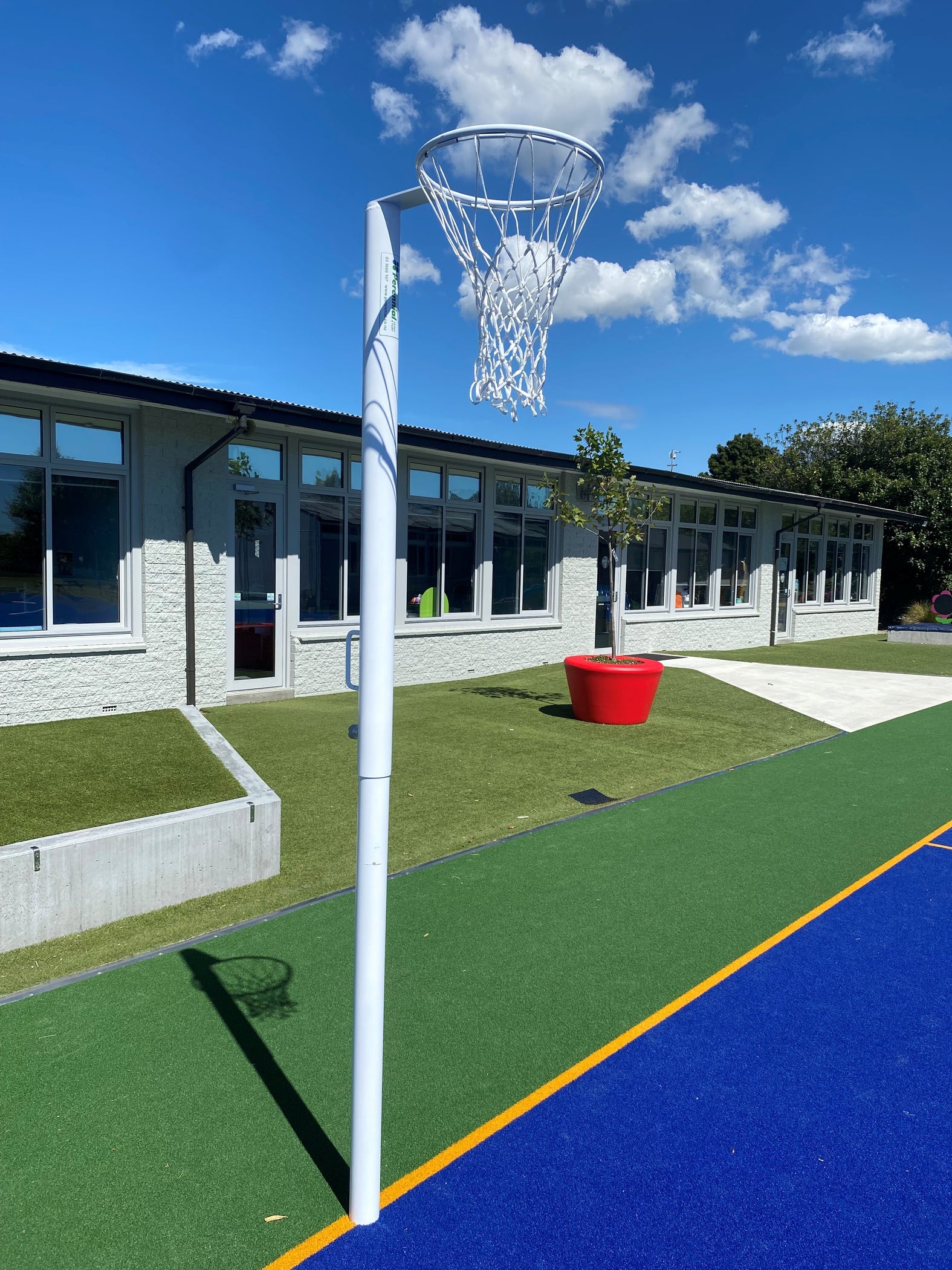 In-Ground Netball Goal — Perennial Sport & Turf