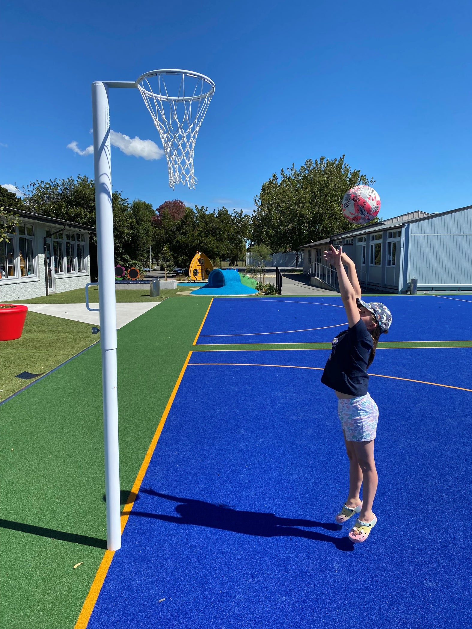 In-Ground Netball Goal — Perennial Sport & Turf
