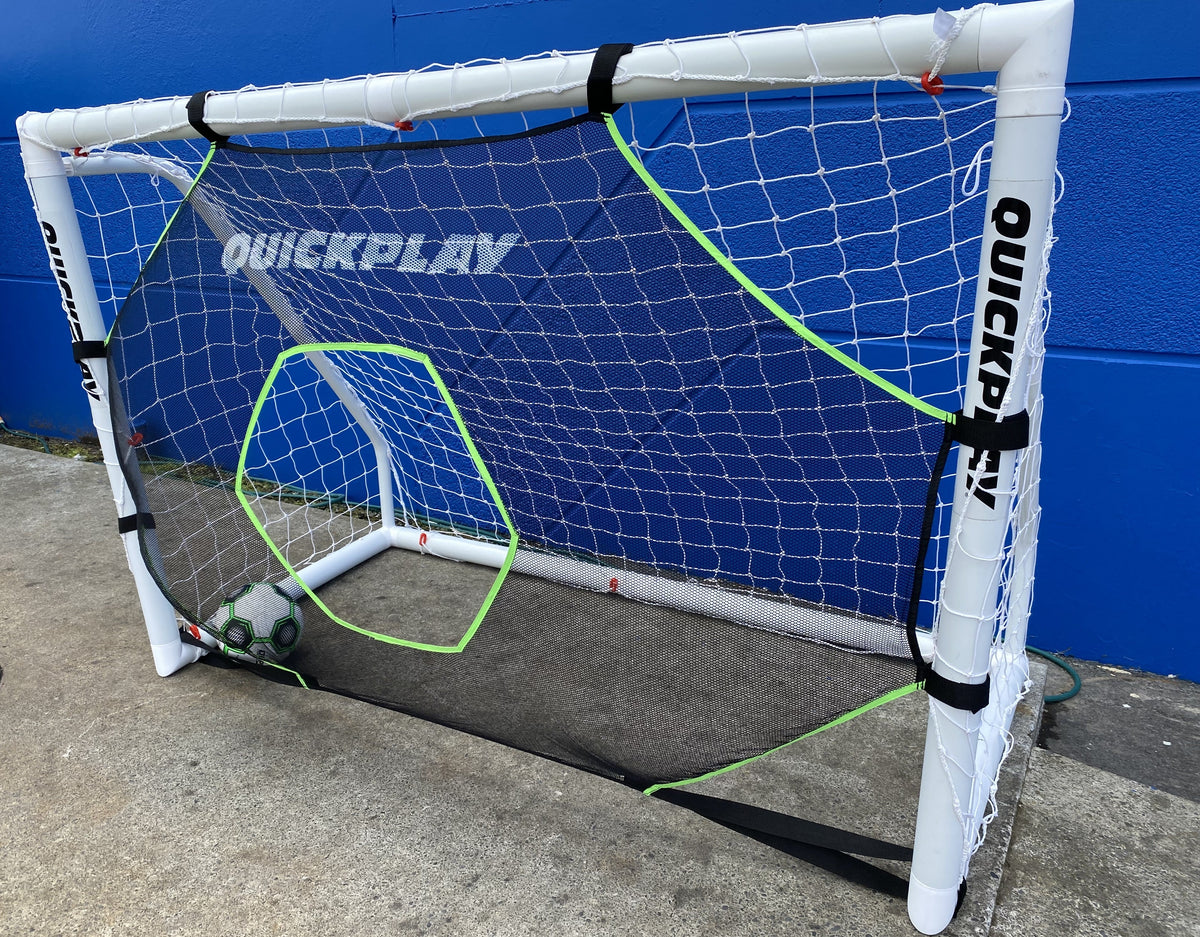 COMBO: Q-Fold Match Folding Goal & Target Net Lite — Perennial Sport & Turf
