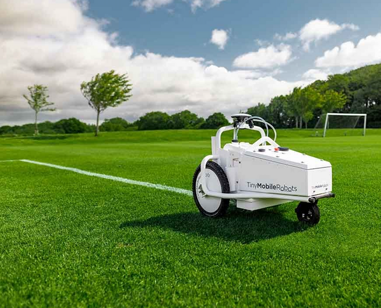 Tiny Line Marker GPS Mobile Robot — Perennial Sport & Turf