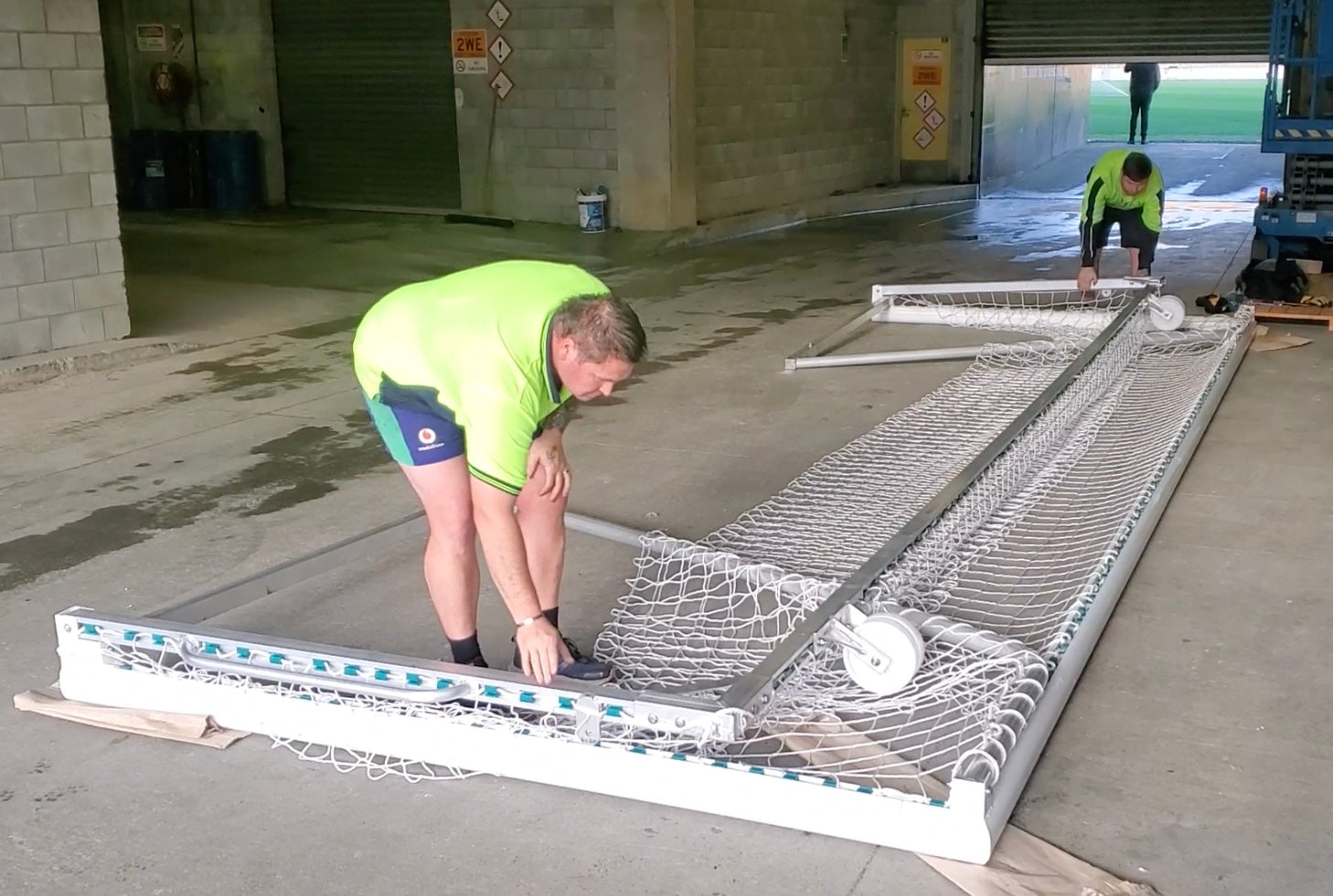 Velocity Portable Folding Football Goal - 4m x 2m — Perennial Sport & Turf