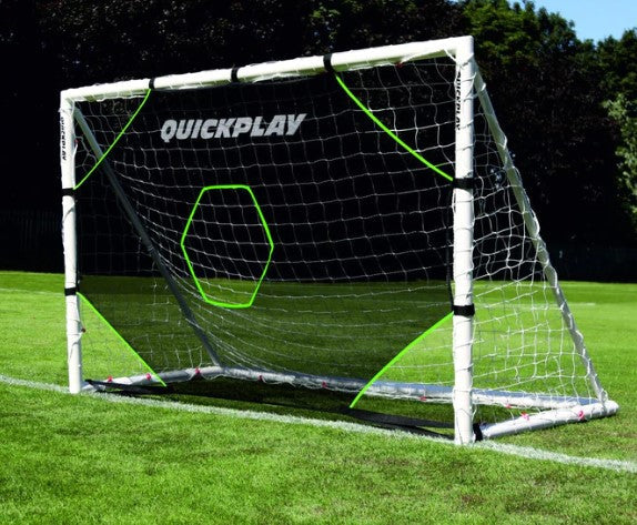 COMBO: Q-Fold Folding Goal (triangle shape) & Target Net / Top Bin Tar ...